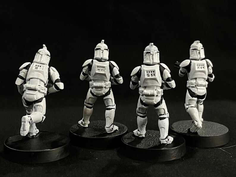 Custom Painted Star Wars Legion Phase 1 Clone Troopers - Etsy