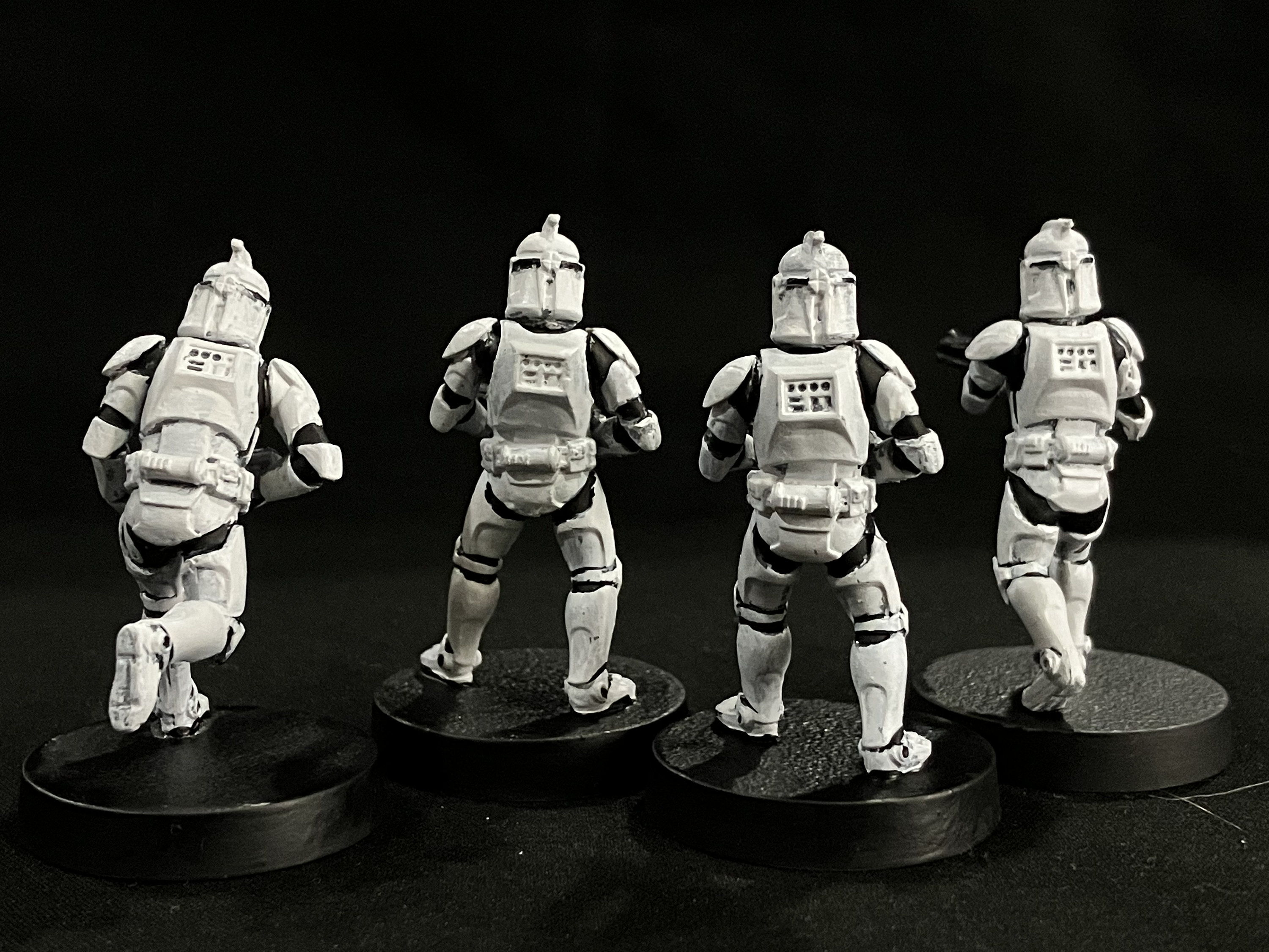 Custom Painted Star Wars Legion Phase 1 Clone Troopers, Painted ...
