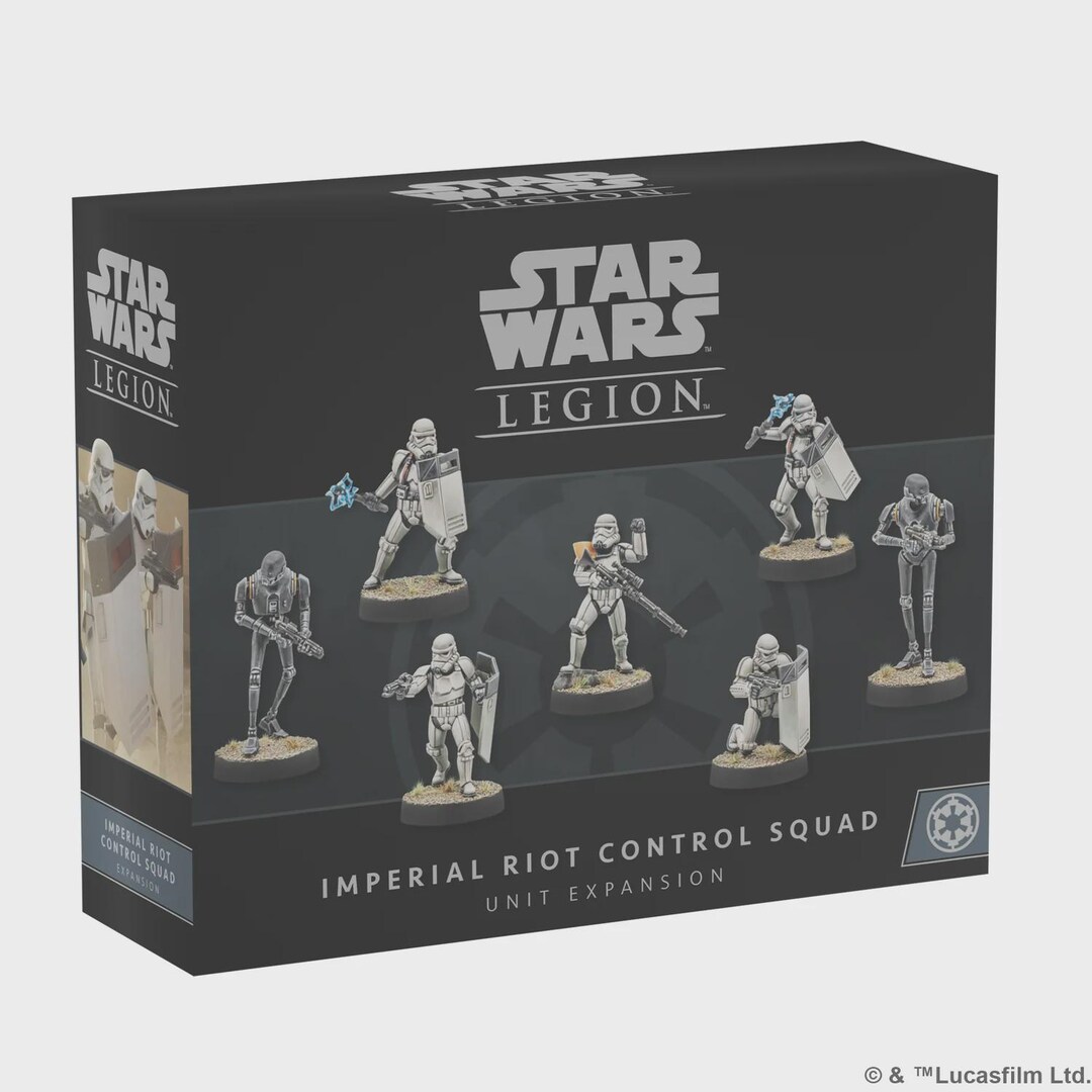 Custom Painted Imperial Riot Control Squad Expansion From Star Wars ...