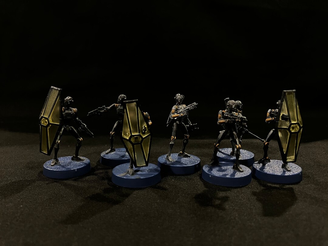 Custom Painted Star Wars Legion BX Super Commando Droids, Painted ...
