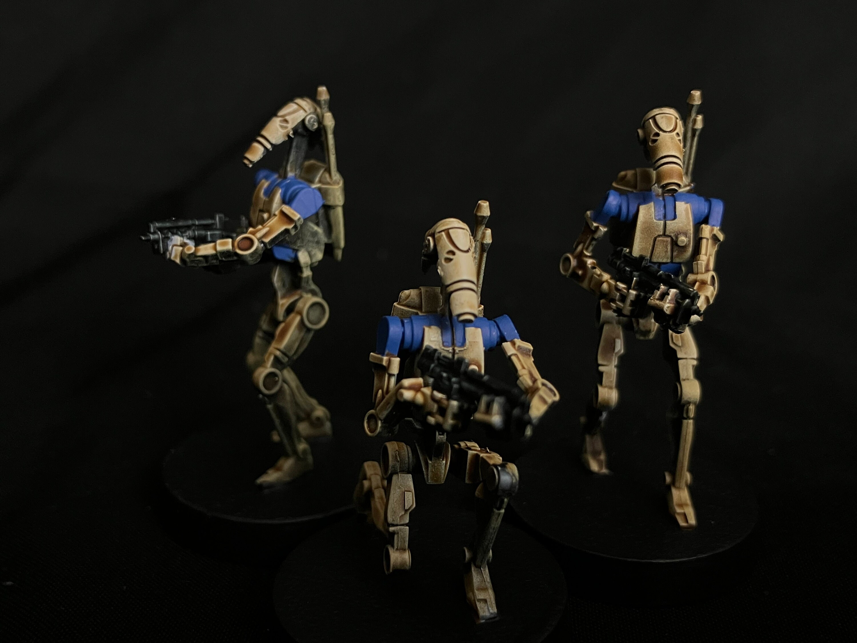 Custom Painted Star Wars Legion B1 Battle Droids, Separatist Army, Pre ...