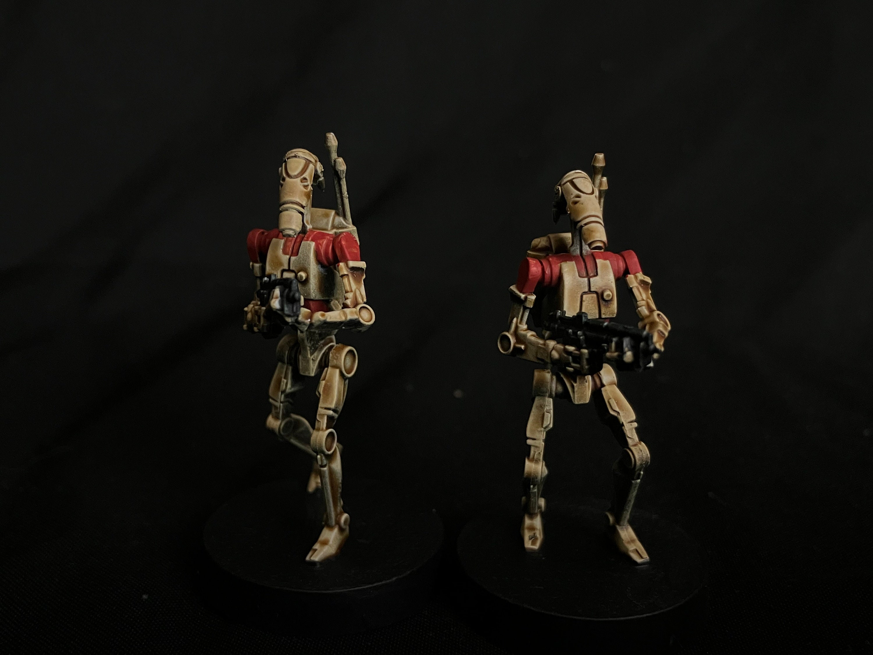Custom Painted Star Wars Legion B1 Battle Droids, Separatist Army, Pre ...