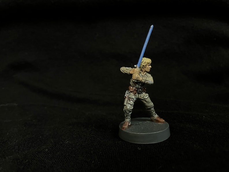 Hand Painted Luke Skywalker Commander Miniature, Star Wars Legion - Etsy