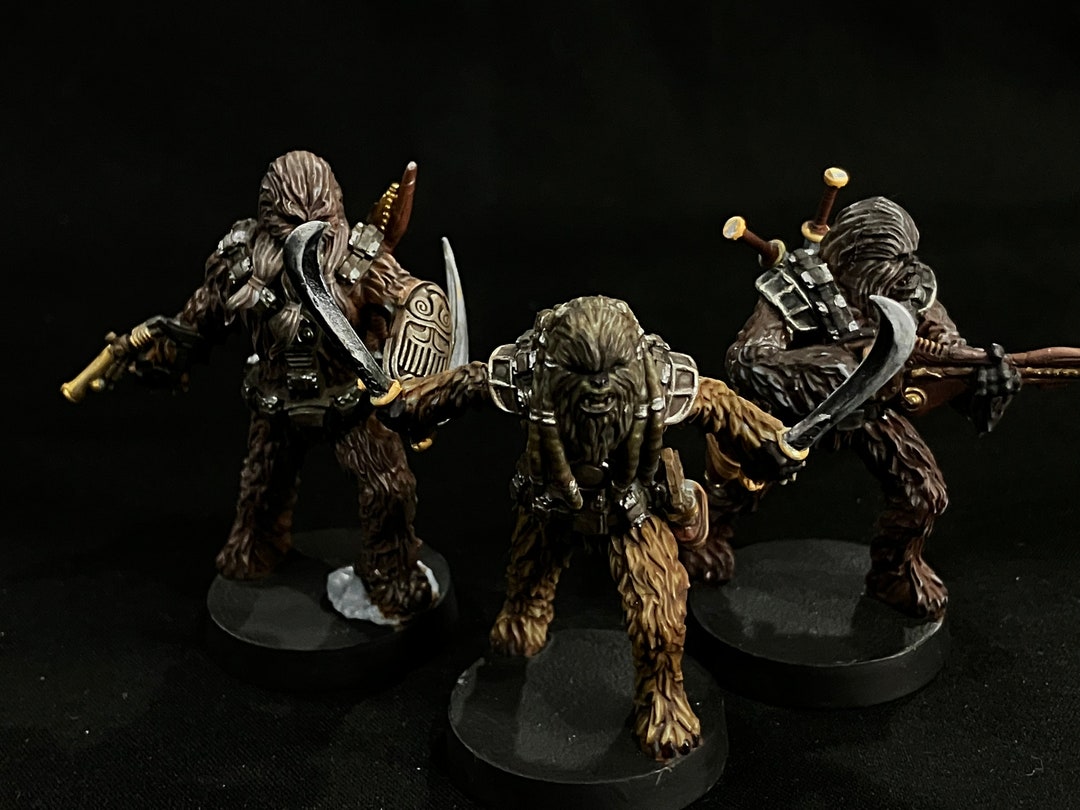 Custom Painted Wookie Warriors Expansion From Star Wars Legion - Etsy