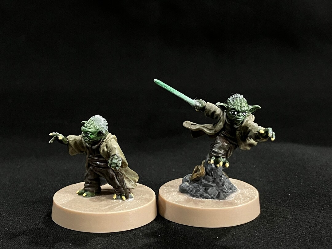Custom Painted Star Wars Legion Grandmaster Yoda Expansion, Commission ...