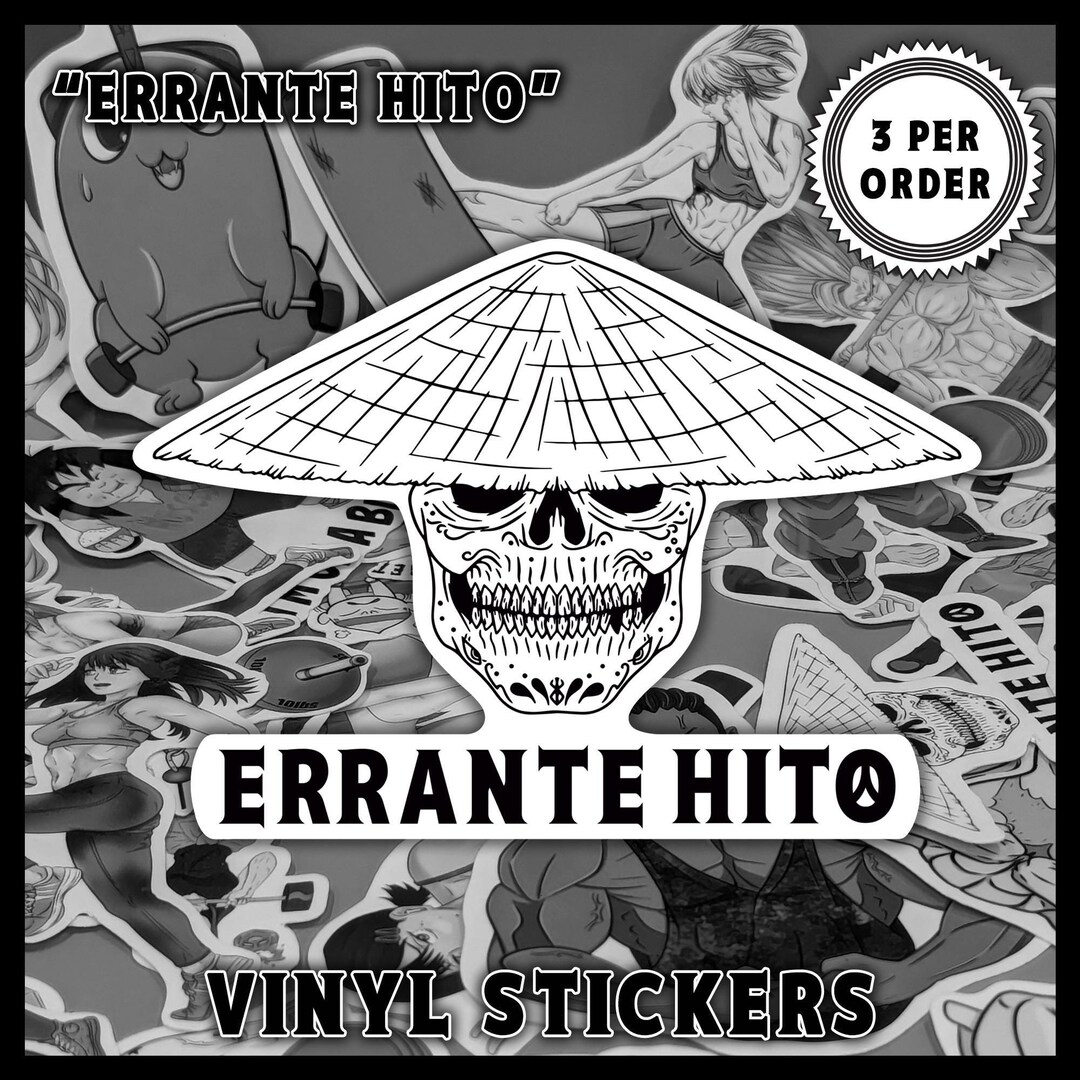 Errante Hito Logo Vinyl Sticker Waterproof and Laminated - Etsy