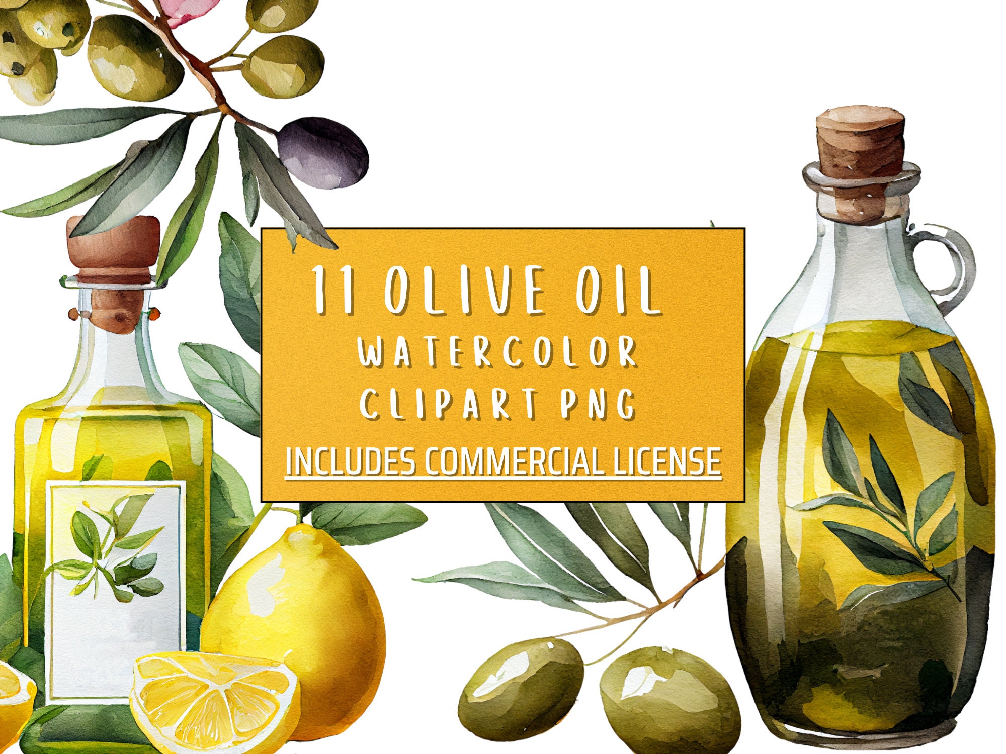 Olive Oil Clipart