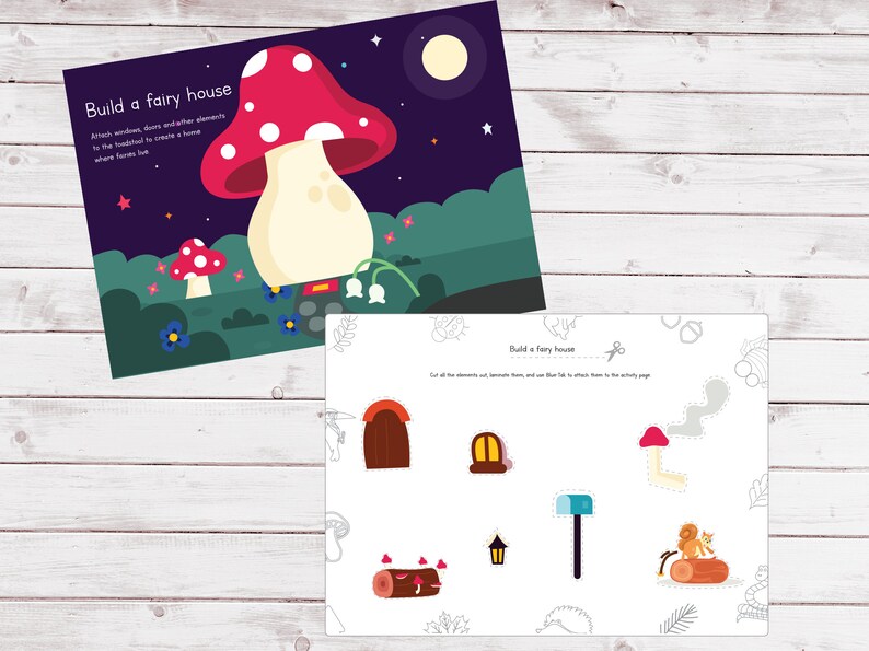 Forest Busy Book Busy Book Printable Toddler Busy Book - Etsy