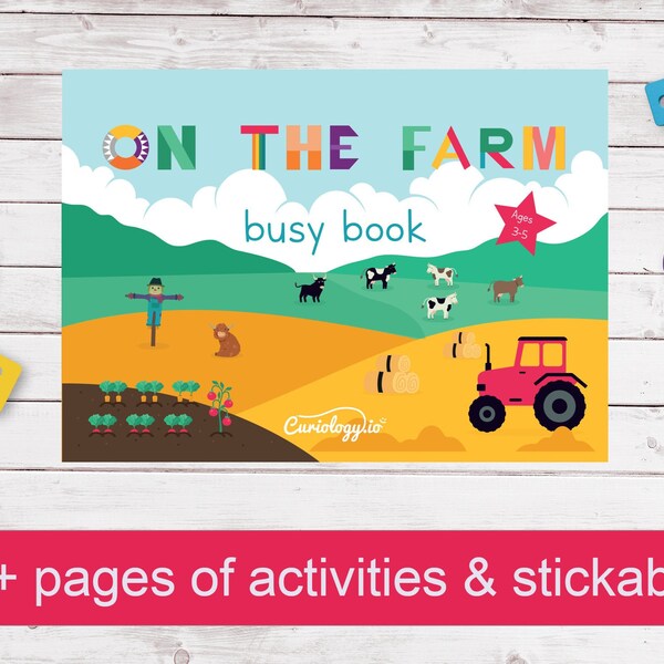 Forest Busy Book, Busy Book Printable, Toddler Busy Book Printable ...