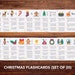Christmas Flashcards Set, Printable Holiday Flashcards, Christmas Decor ...