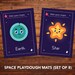 Space Playdough Mats, Solar System Play Dough Mats, Galaxy Exploration ...