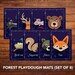 Forest Animals Play Dough Mats, Printable Play Doh Toddler Activities ...