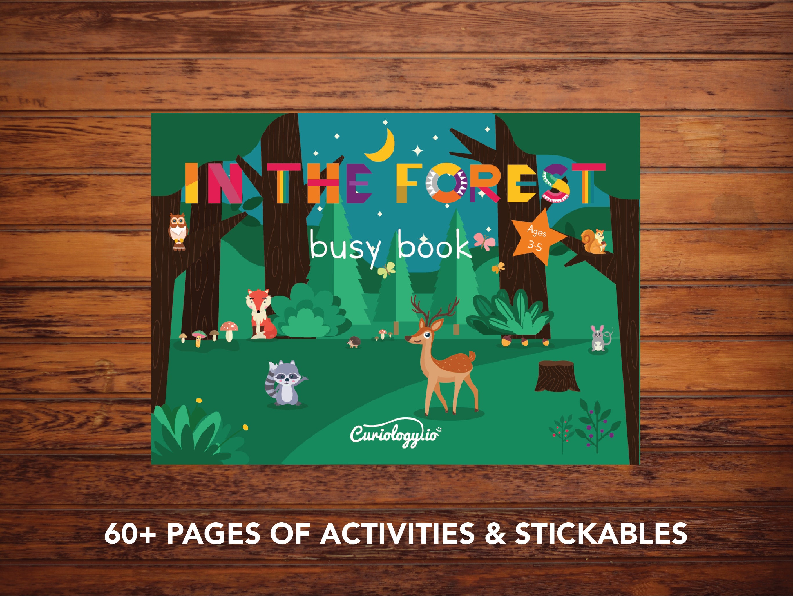 Forest Busy Book, Busy Book Printable, Toddler Busy Book Printable ...