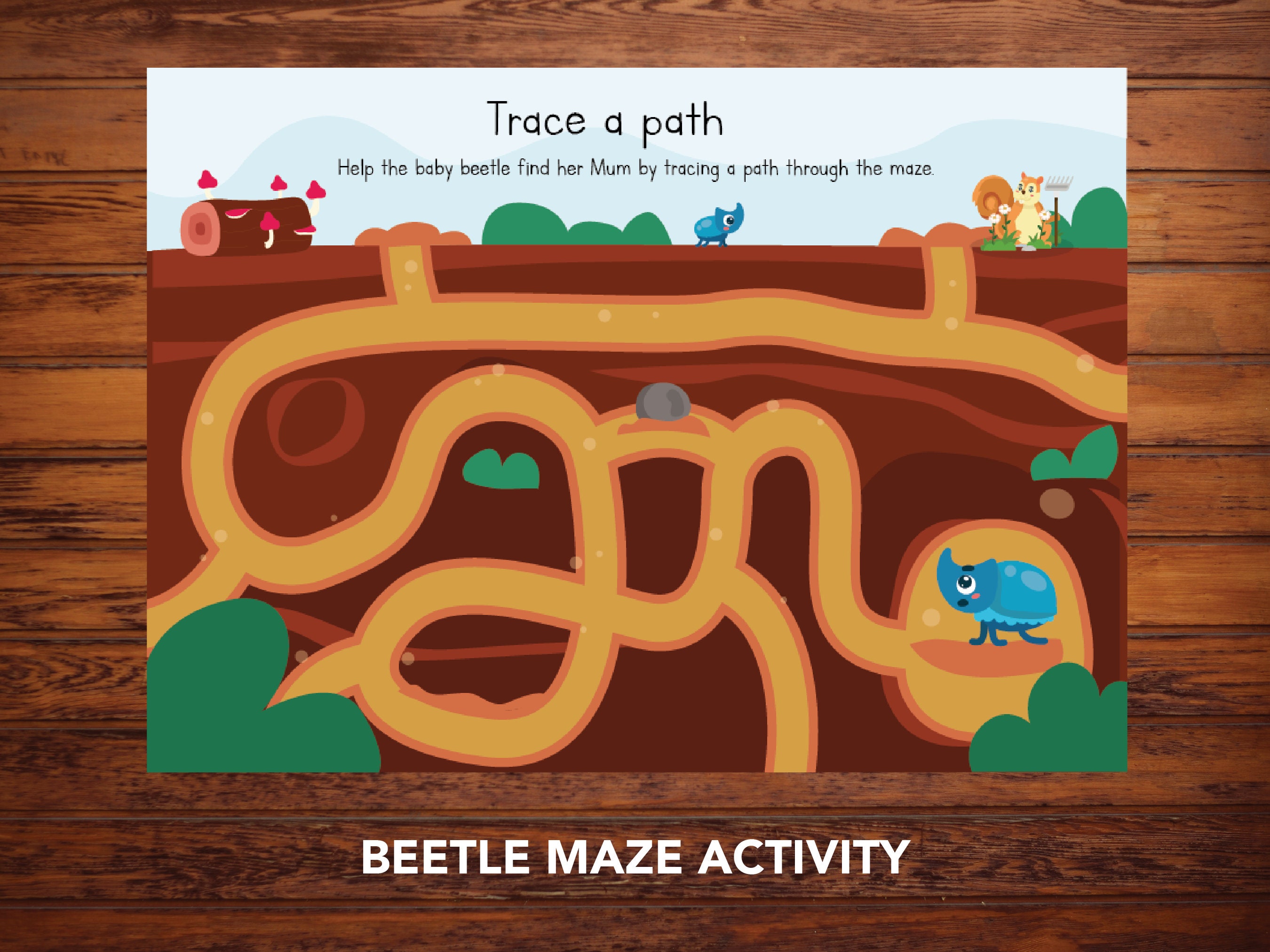 Maze Bundle Activity Set, Printable Brain-teaser Game, Kids Cognitive ...