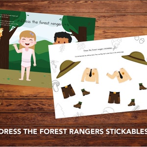 Forest Busy Book, Busy Book Printable, Toddler Busy Book Printable ...