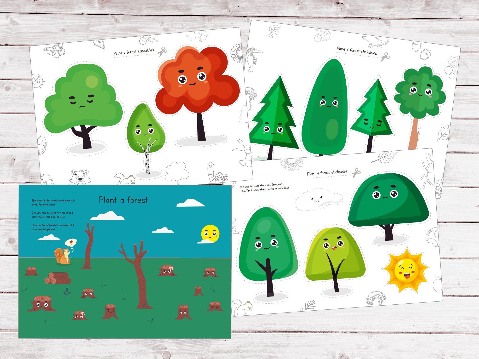 Forest Busy Book Busy Book Printable Toddler Busy Book - Etsy UK