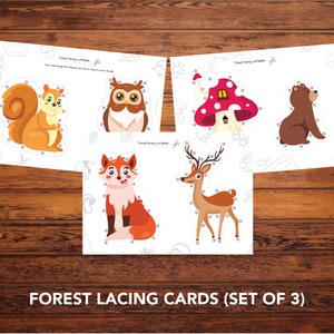 Forest Busy Book, Busy Book Printable, Toddler Busy Book Printable ...