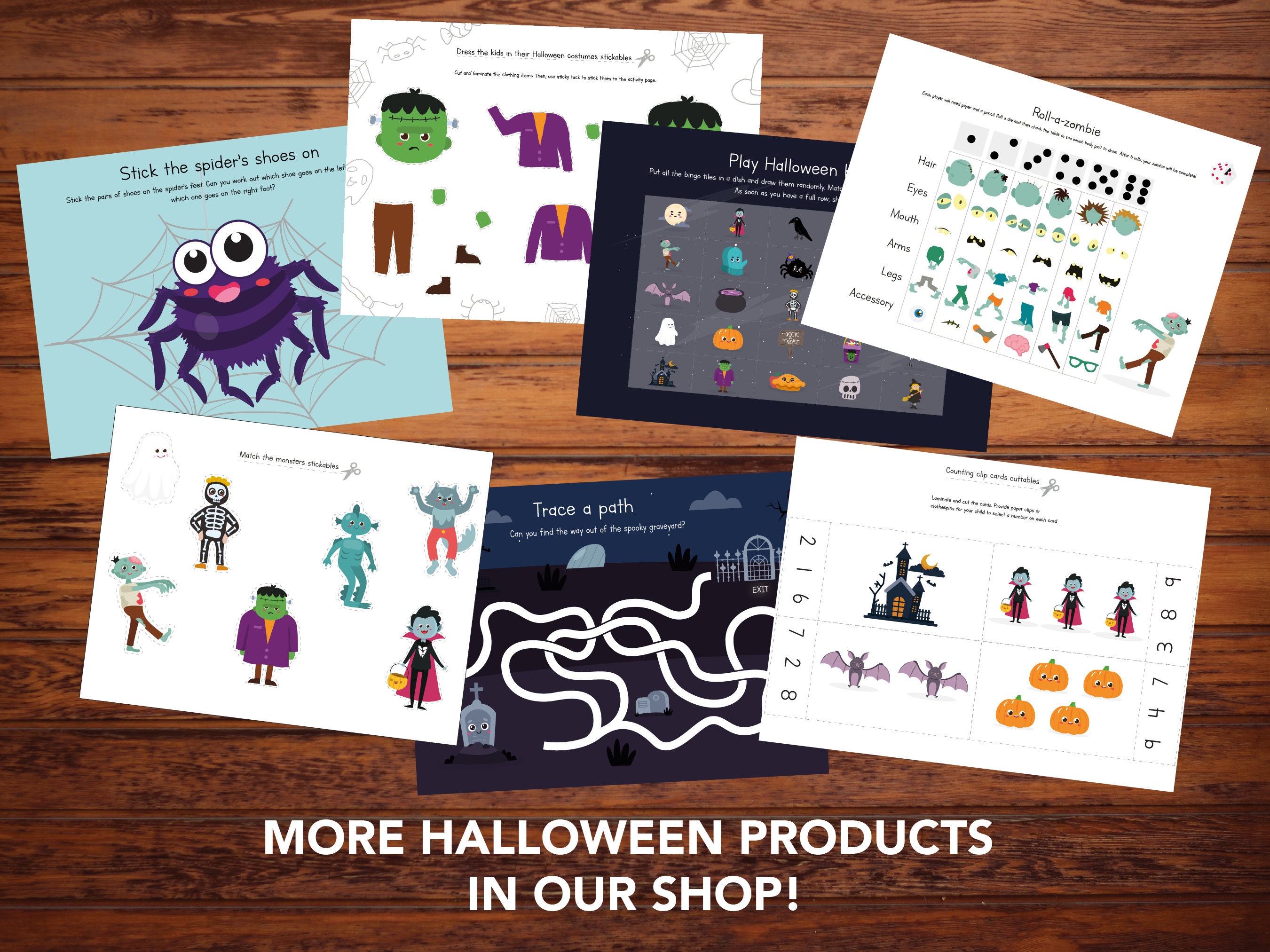 Haunted Graveyard Maze, Printable Kids Halloween Activity, Fun ...