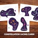 Constellation Lacing Cards, Space Lacing Cards, Solar System, Lacing ...