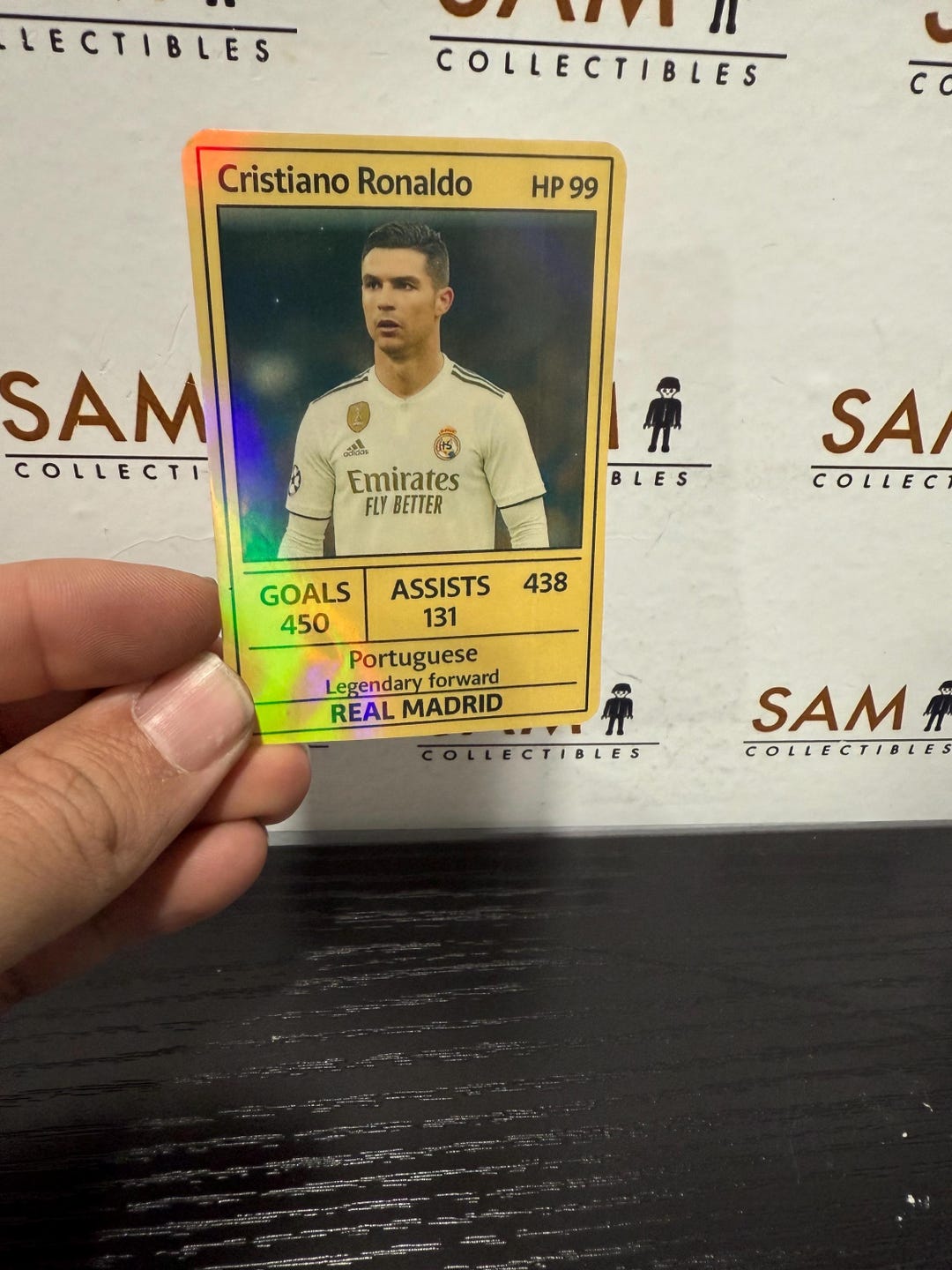 HOLO Cristiano Ronaldo Card - Soccer Card (real Madrid) - Etsy