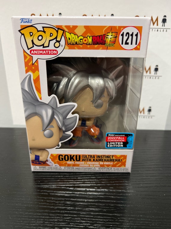 Funko Pop Ultra Instinct With Kamehameha 1211 Fall Convention Protector Etsy UK