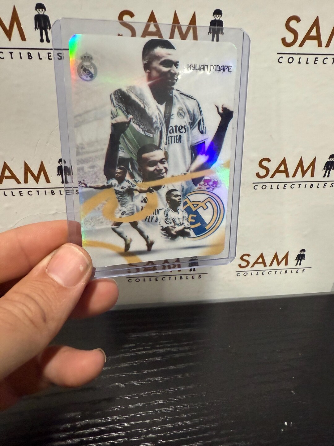 HOLO Kylian Mbappe Card - Real Madrid Mbape Soccer Card (limited) - Etsy
