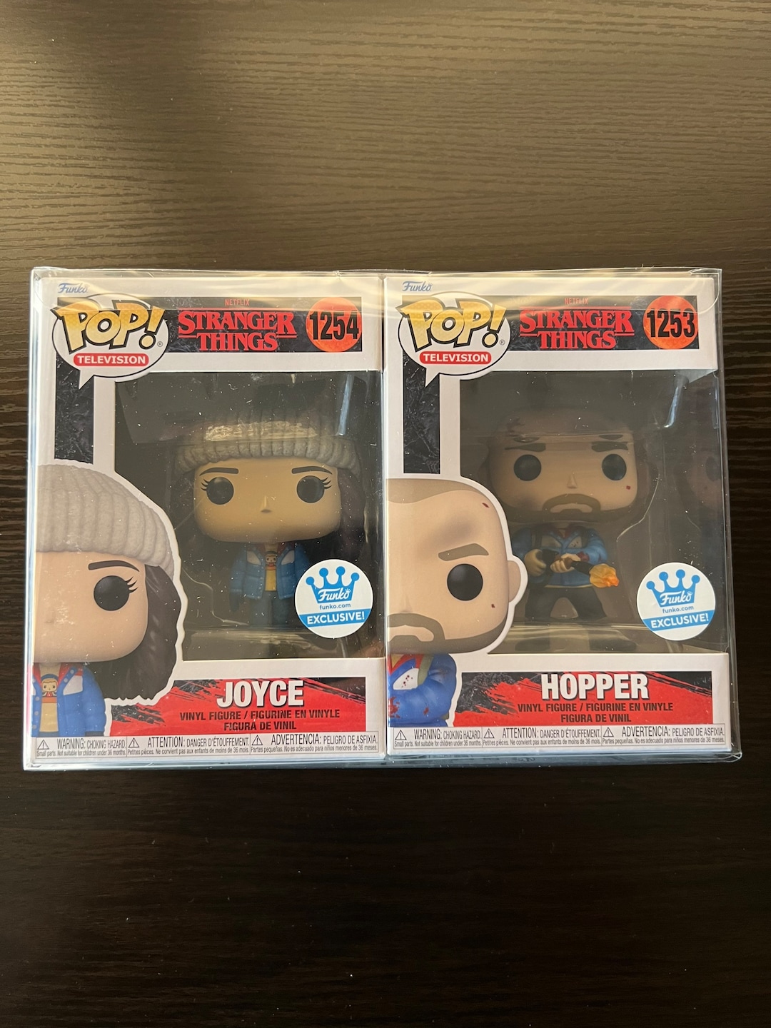 Funko Pop Joyce & Hopper Exclusive Protector - Etsy