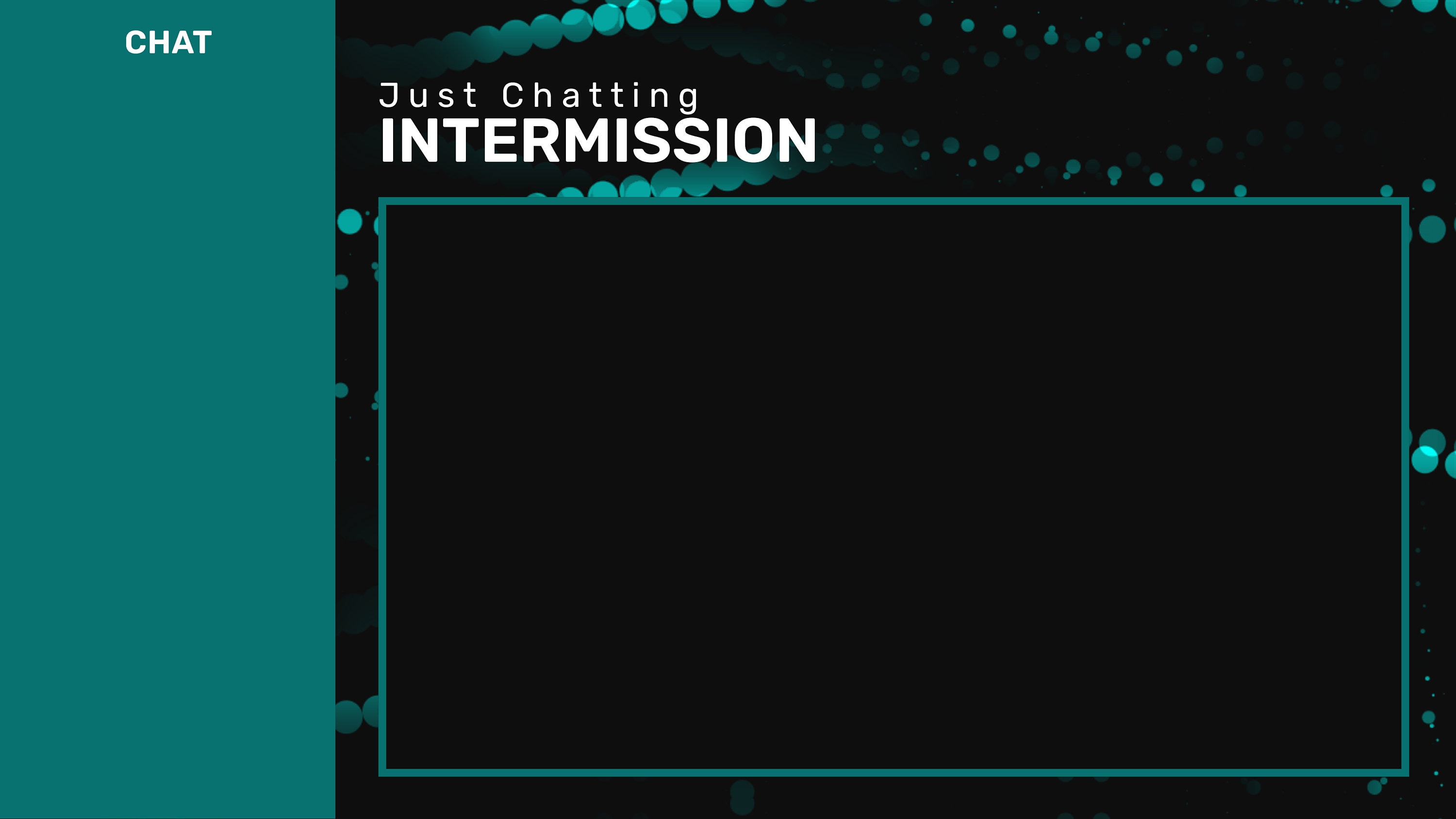 Twitch Intermission Screen Bubbles Bundle Streaming Essentials animated ...