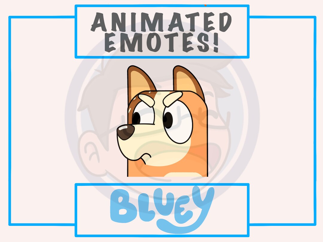 Bluey Animated Chilli Emote - Etsy