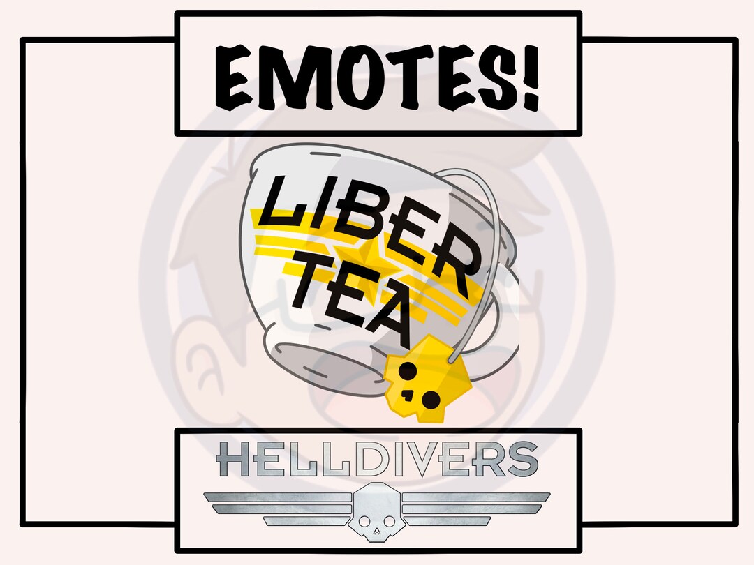 Helldivers 2 Twitch Discord Emote (libertea) - Etsy
