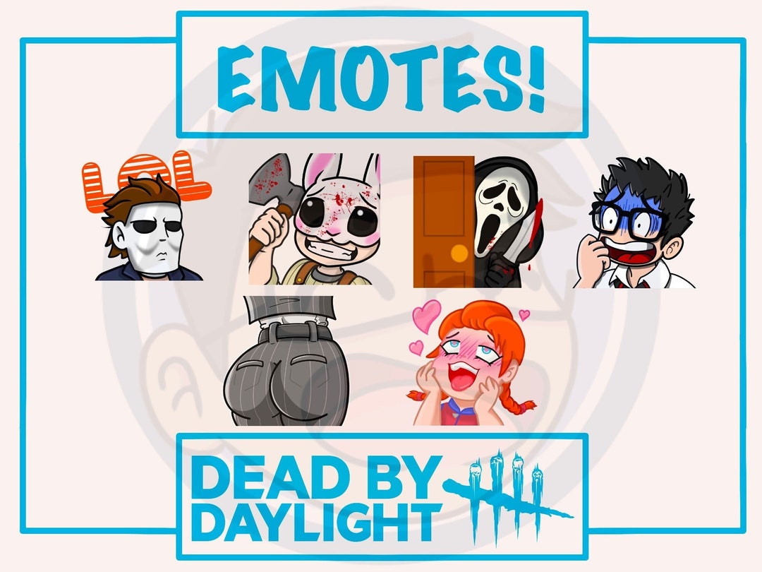Dead by Daylight Twitch Emote Pack (michael Meyers, Ghost Face ...