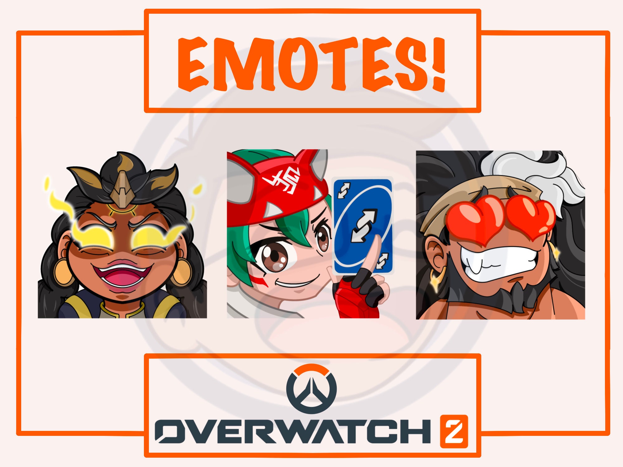 Overwatch 2 Twitch Discord Emotes (3 Pack) (kiriko, Illari, Mauga) - Etsy