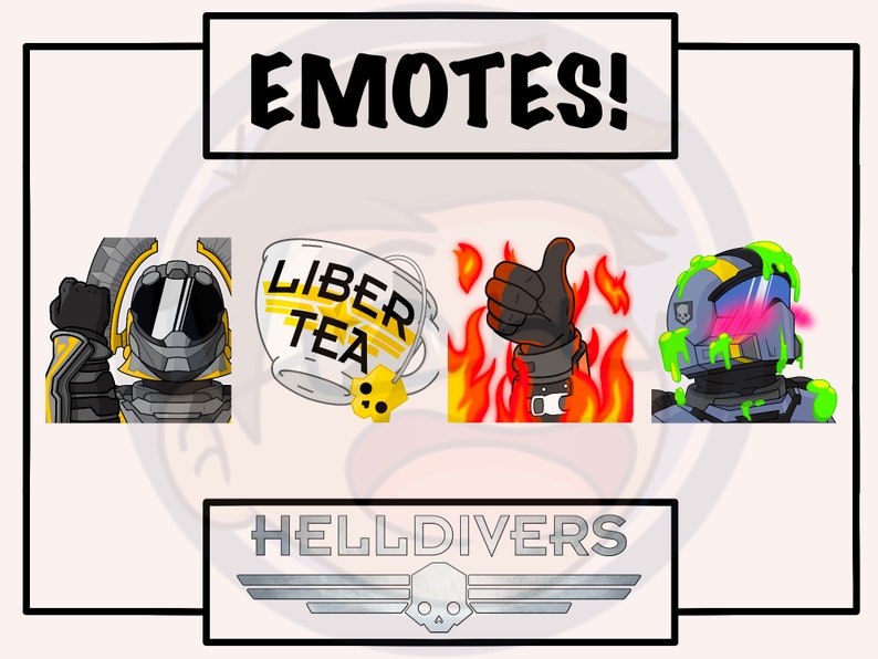 Helldivers 2 Twitch Discord Emote Pack - Etsy
