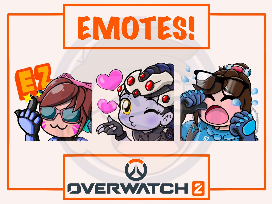 Overwatch 2 Twitch Discord Emotes (3 Pack) (mei, DVA, Widowmaker) - Etsy
