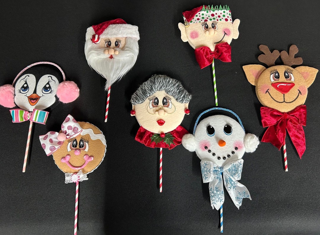 Lolli-peeps, Wreath Embellishments, Christmas Decorations, Whimsical ...