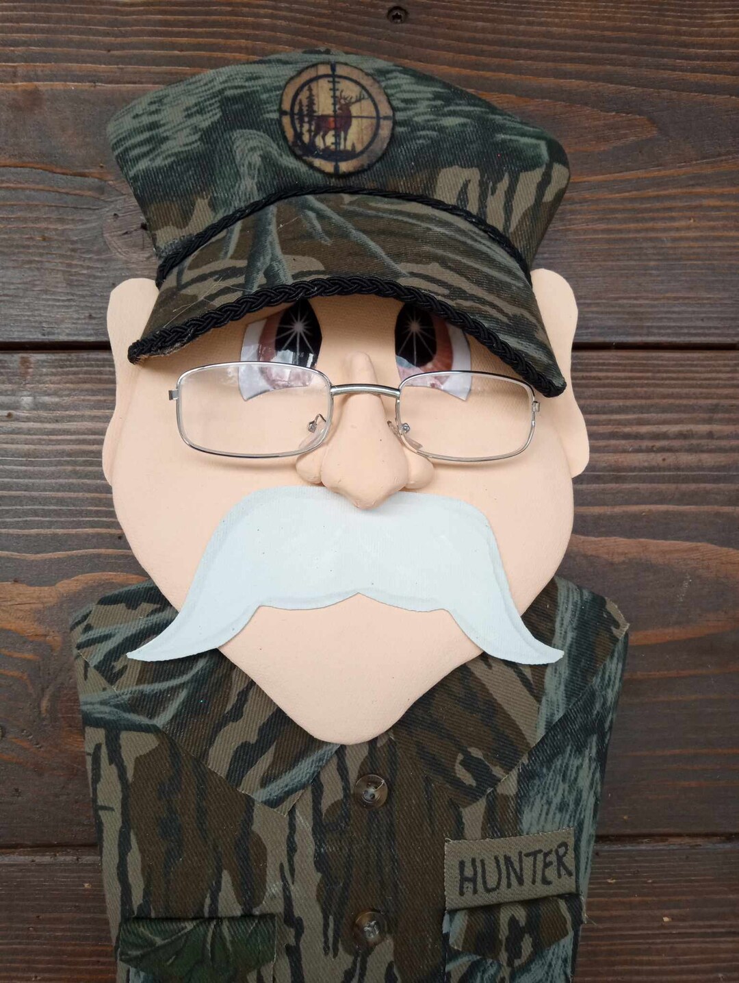 Hunter Attachment, Camouflage Wreath Attachment, Deer Hunter Decor - Etsy