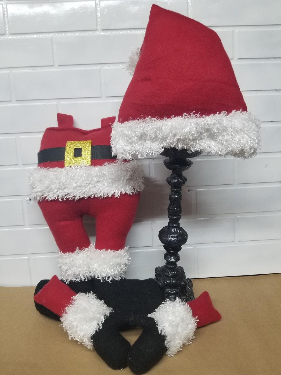 Santa Claus or Mrs. Claus Wreath Attachment, Santa Wreath Attachment ...