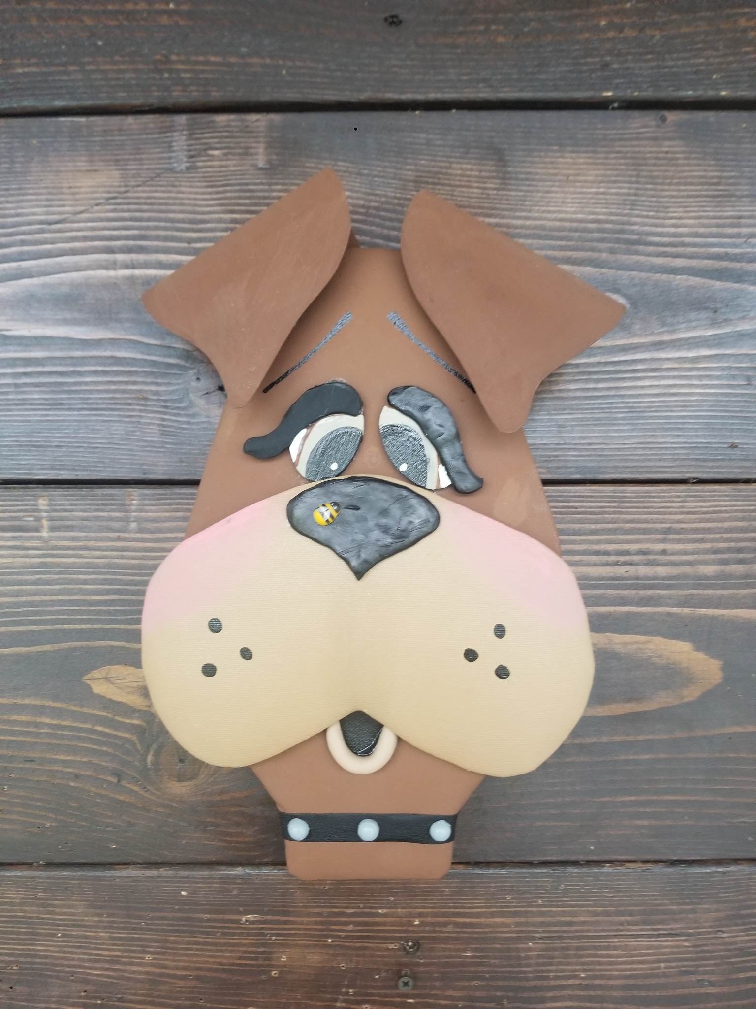 Snippy the Dog Wreath Attachment, Dog Lover/pet, Dog Wreath ...