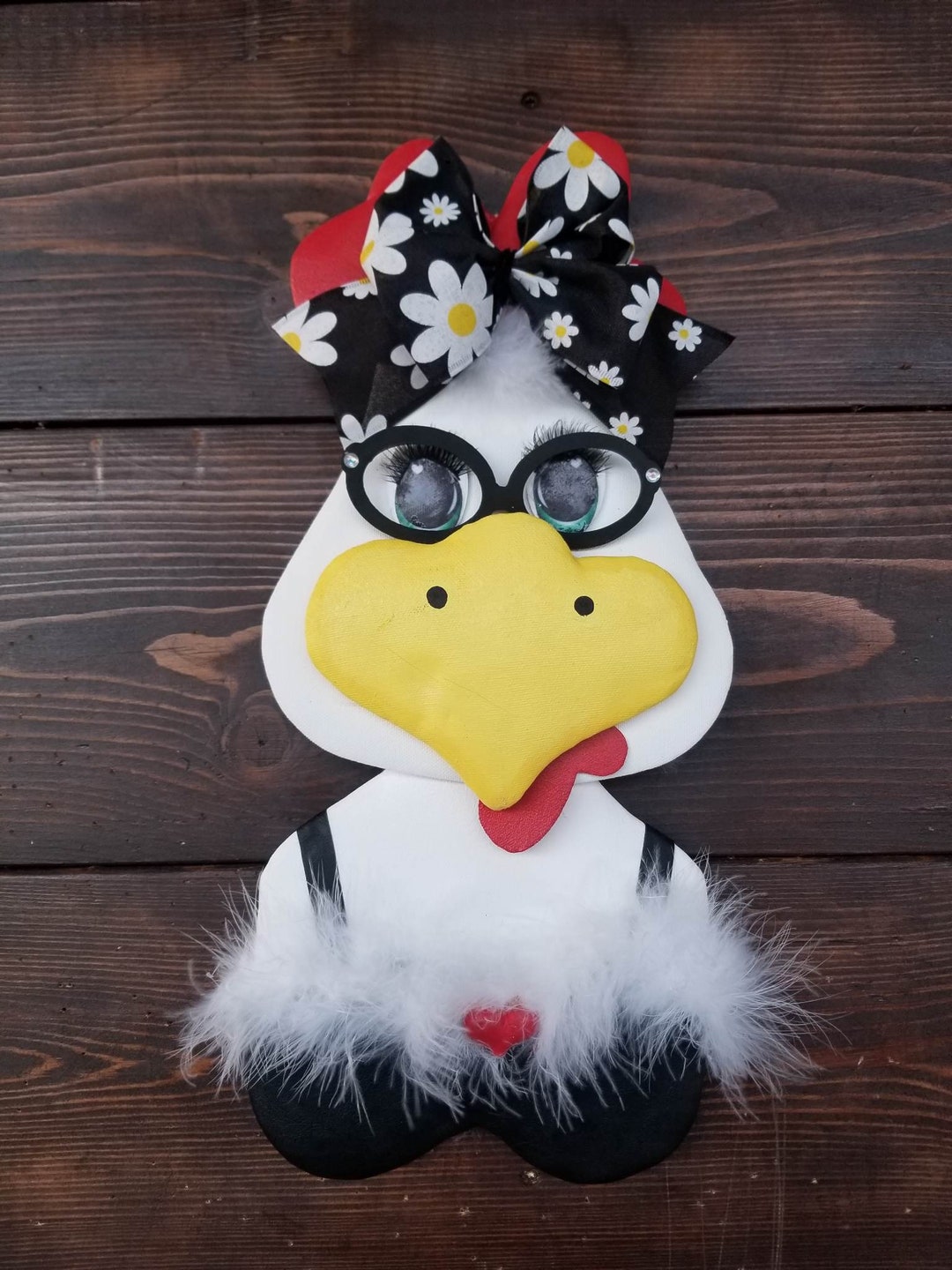 Cher the Chicken, Wreath Attachment, Home Decor, Spring Wreath - Etsy