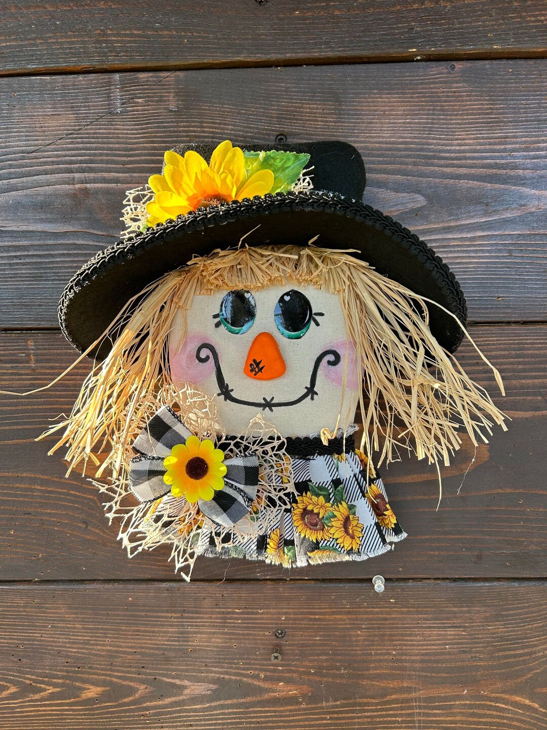 Haystack Wreath Attachment, Haystack the Scarecrow, Scarecrow Wreath ...