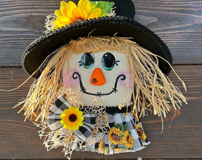 Scarecrow Wreath Attachment – Fall Porch Decor – Attachment for ...