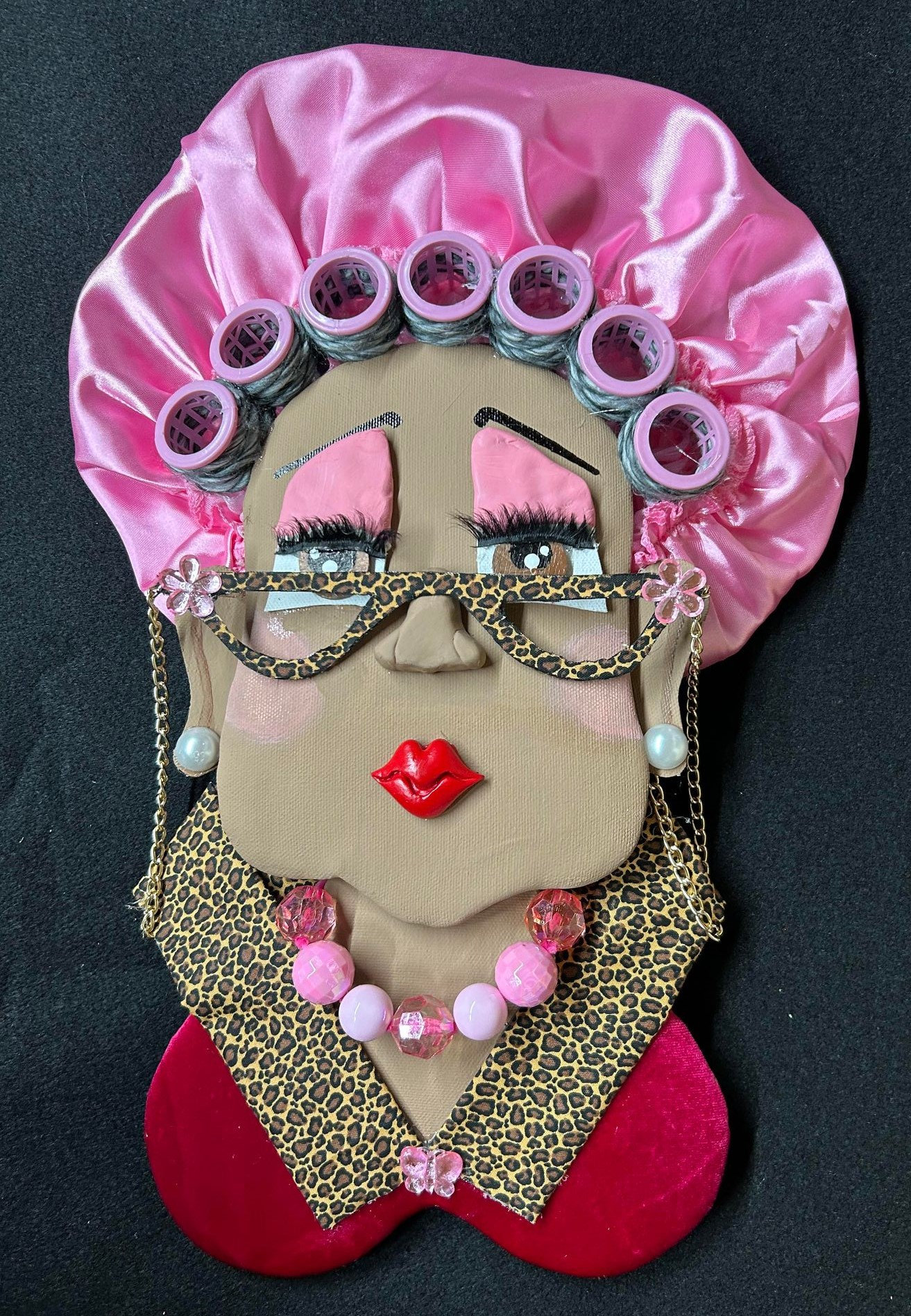 Glam Maw , Glam Maw Wreath Attachment, Wreath Embellishment, 3 D ...