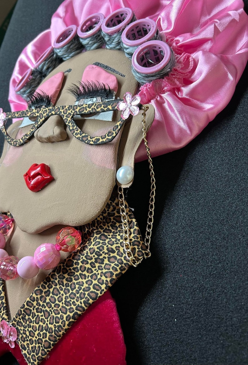 Glam Maw , Glam Maw Wreath Attachment, Wreath Embellishment, 3 D ...