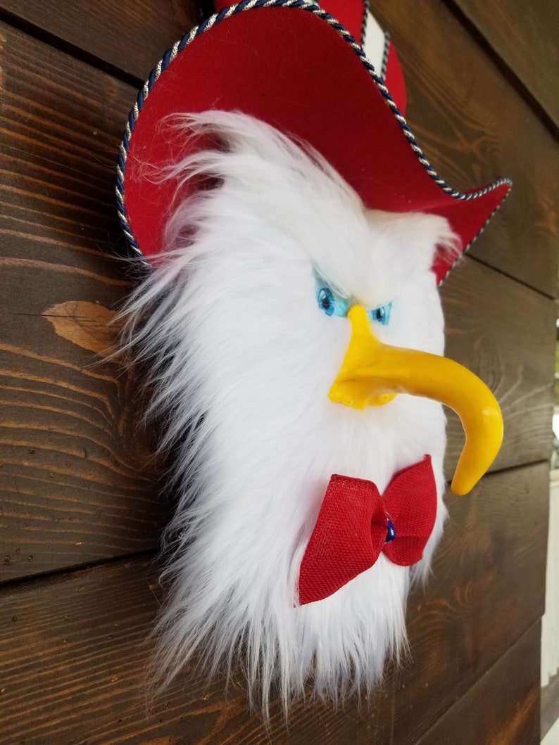 Liberty Eagle Wreath Attachment, Whimsical Eagle for Wreaths, Patriotic ...