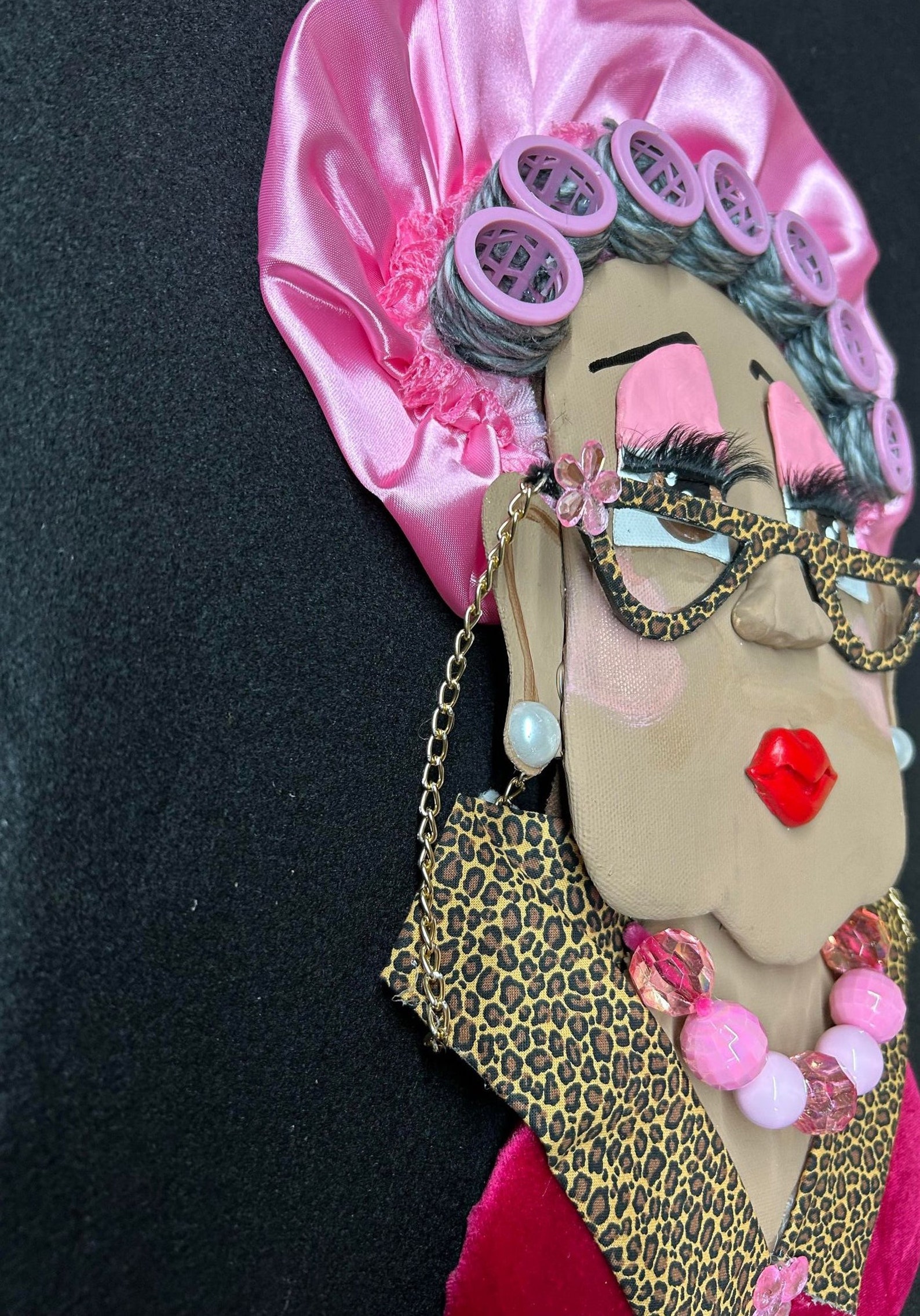 Glam Maw , Glam Maw Wreath Attachment, Wreath Embellishment, 3 D ...