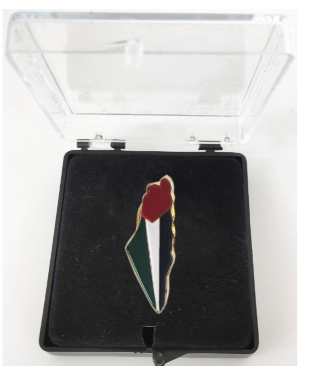 Palestinian Flag Lapel Pin With Case - Etsy