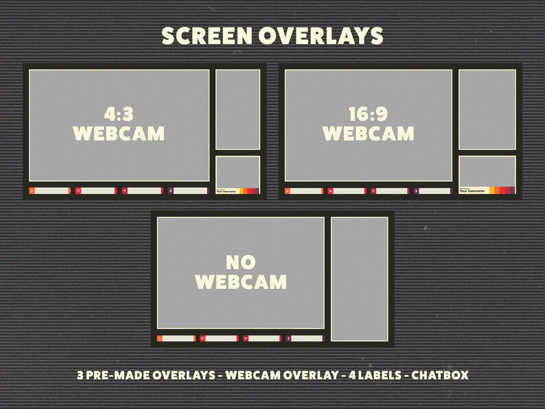 Classic Retro 80s VHS Twitch Stream Pack / ANIMATED Alerts and - Etsy