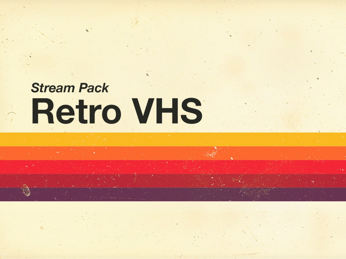 Classic Retro 80s VHS Twitch Stream Pack / ANIMATED Alerts and - Etsy