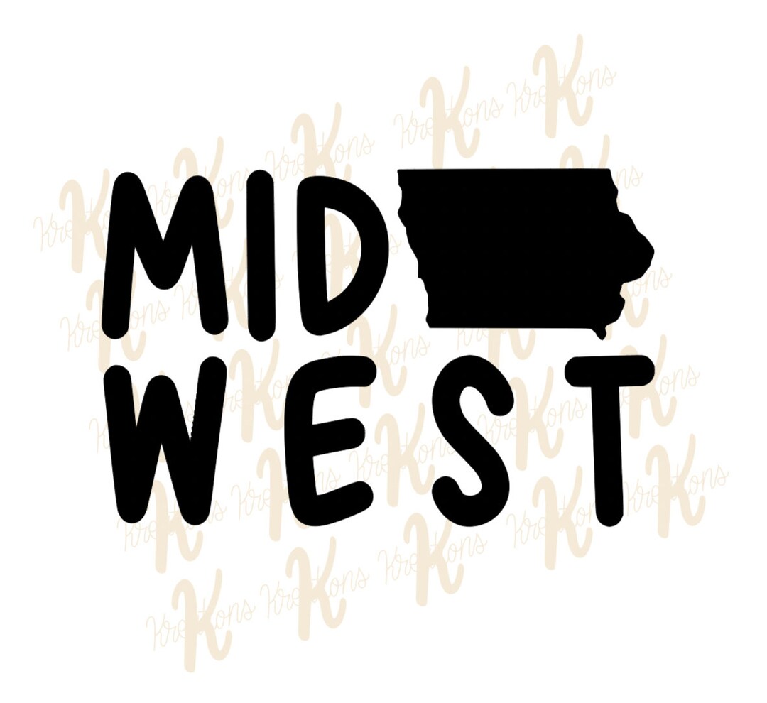 IA Midwest SVG PNG Digital File Instant Download - Etsy