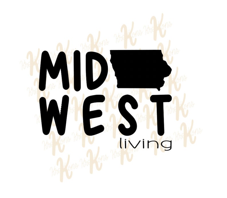 IA Midwest SVG PNG Digital File Instant Download - Etsy